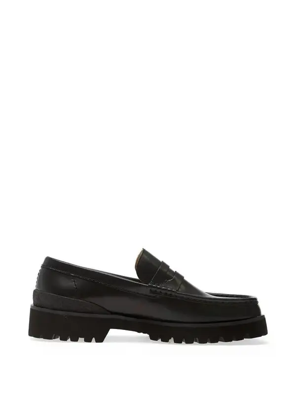 Clarks Yukoner Penny Loafers - Black