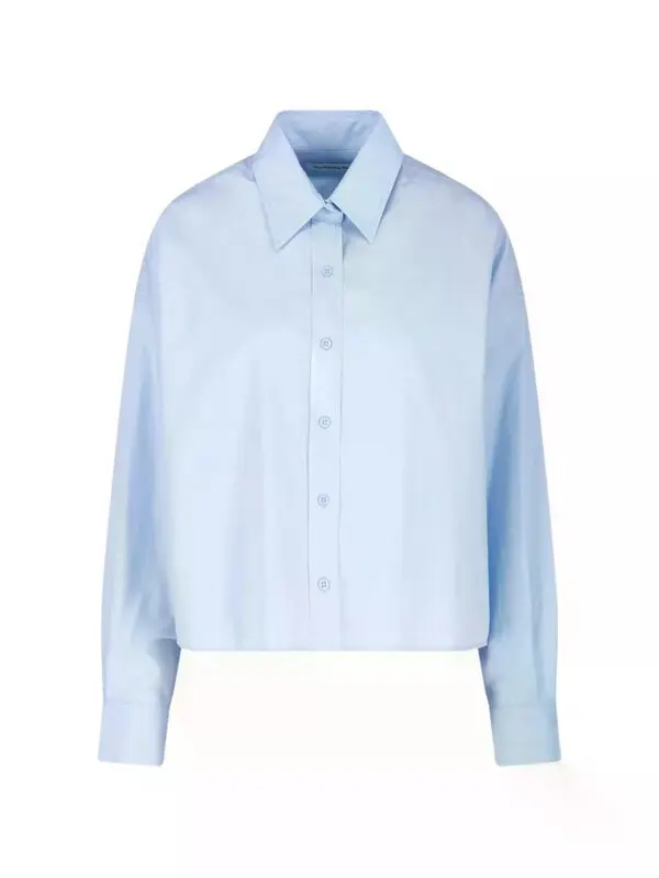 THE FRANKIE SHOP Arlen Boxy Shirt - Blue
