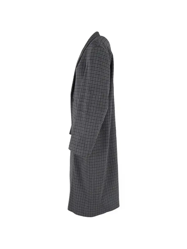 Balenciaga Houndstooth Oversized Coat