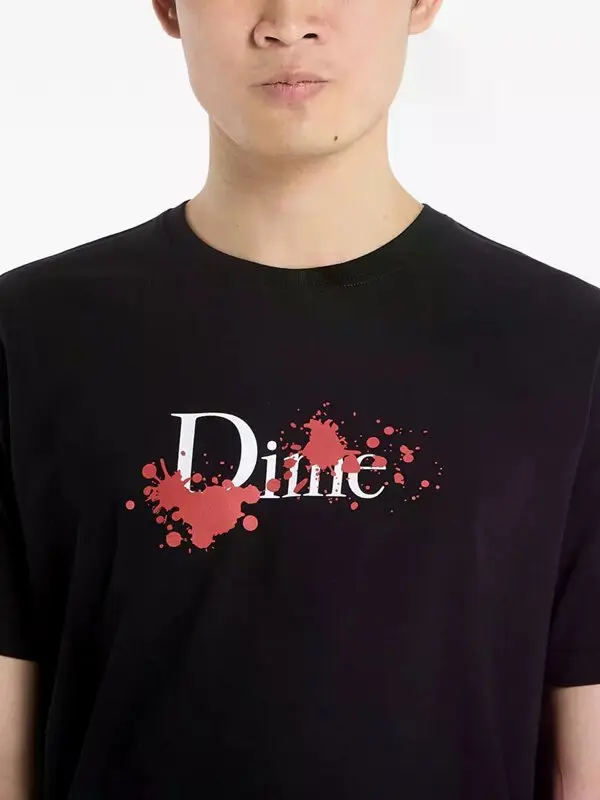 DIME Logo-print T-shirt - Black