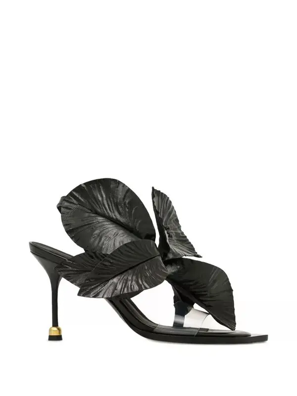 VANDA NOVAK Daisy Leaf-detail Sandals