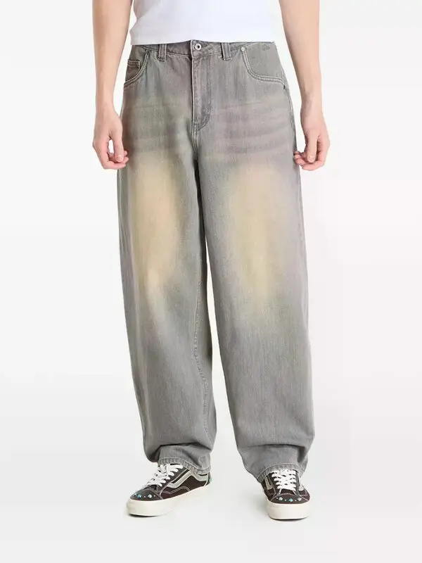 DIME Faded Baggy Jeans - Grey