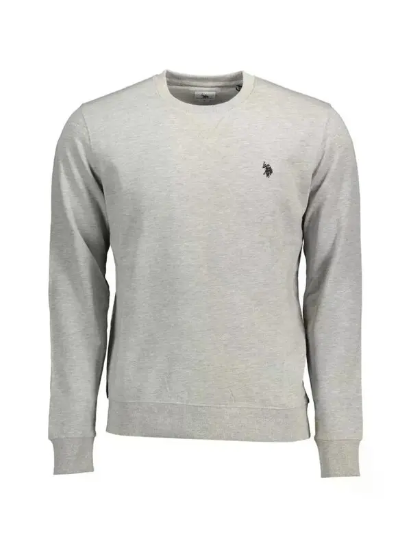 U.s. Polo Assn. Embroidered Logo Sweatshirt - Grey