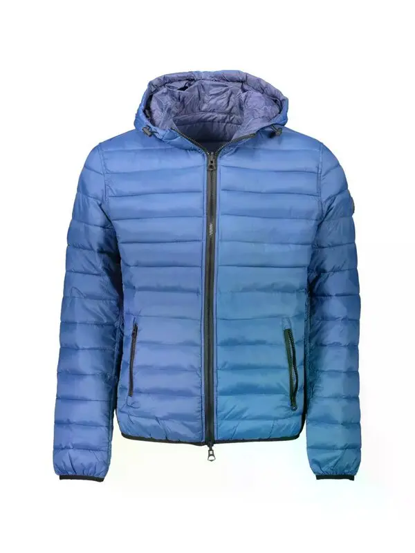 U.s. Polo Assn. Quilted Hooded Jacket - Blue
