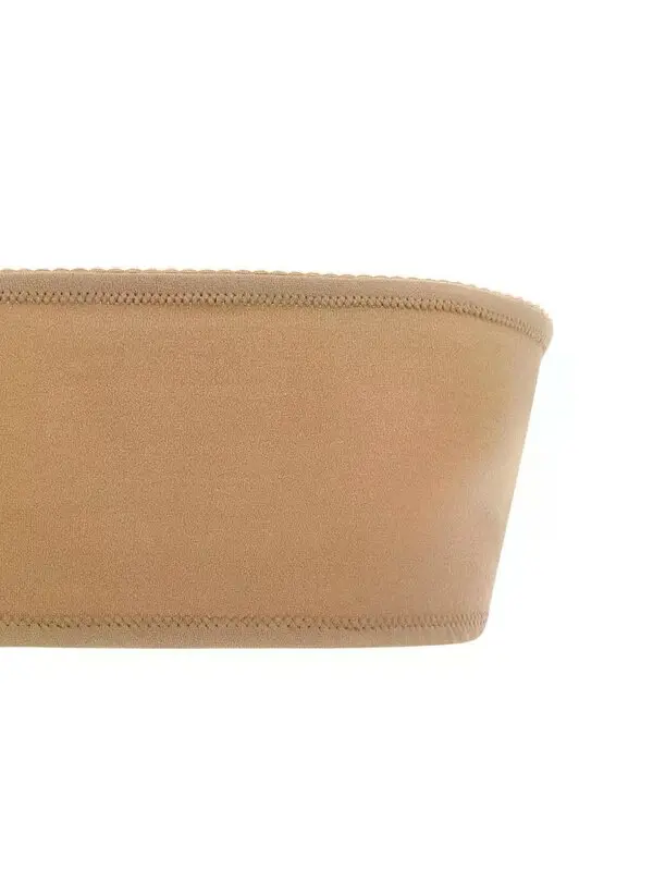 MAISON MARGIELA Four Stitches Bandeau Bra - Neutrals