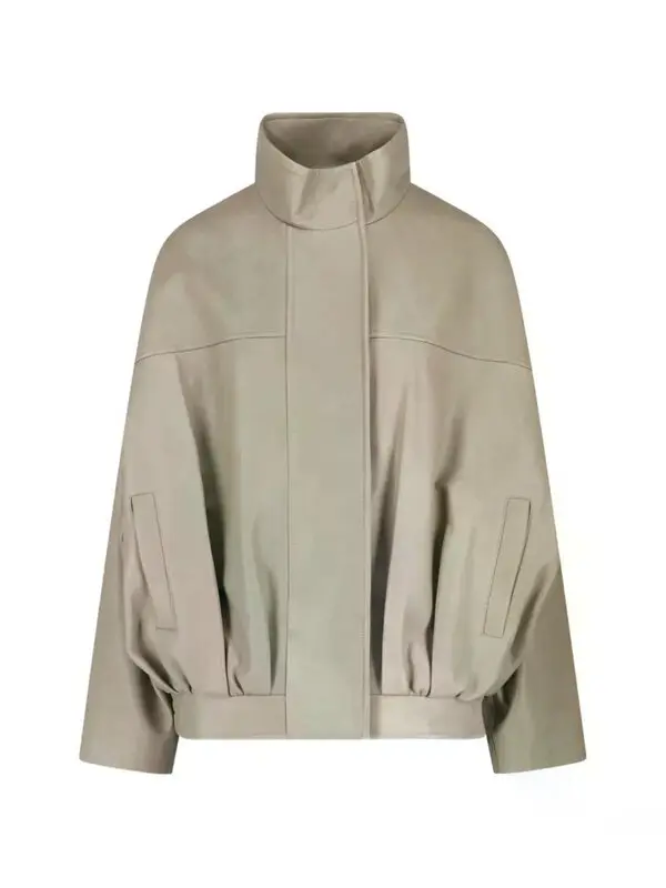 THE FRANKIE SHOP Veren Bomber Jacket - Neutrals
