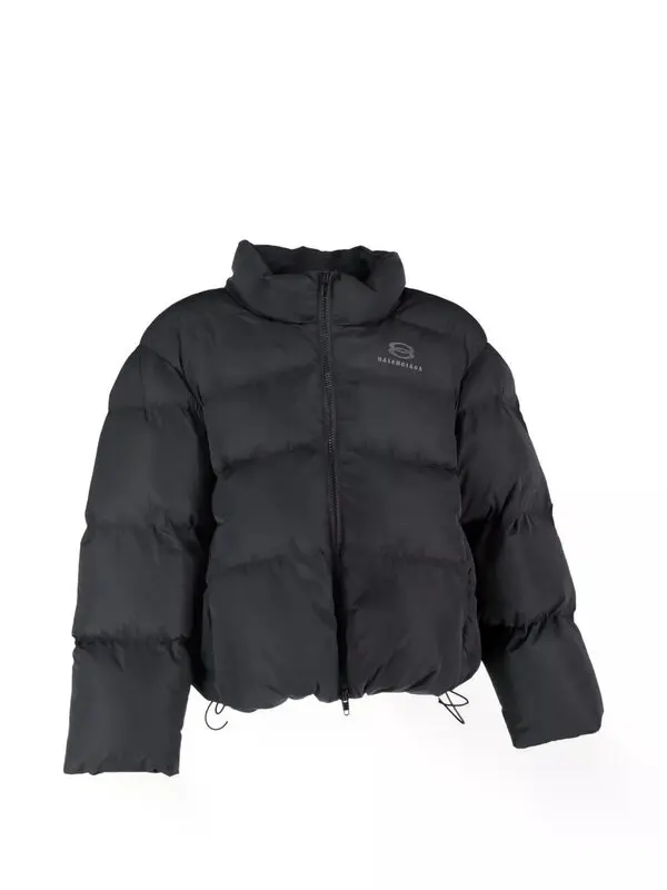 Balenciaga Logo-detail Padded Jacket - Black