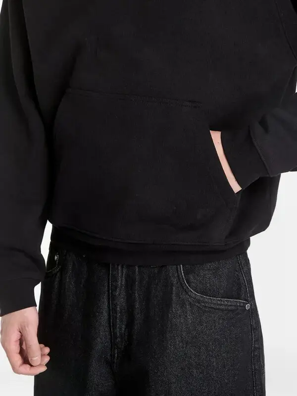 DIME Logo-detailed Hoodie - Black