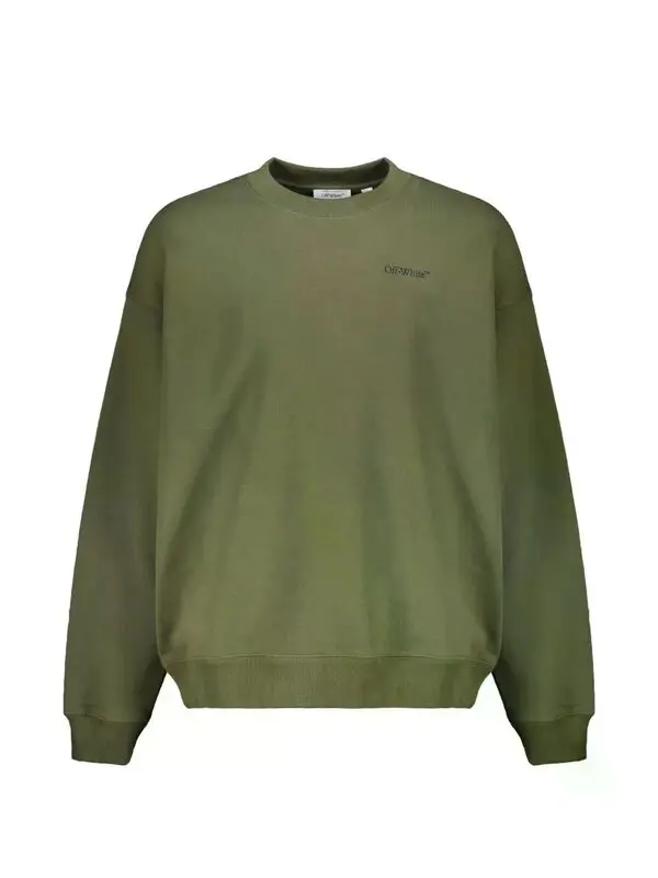 Off-White Arrows-print Sweatshirt - Green