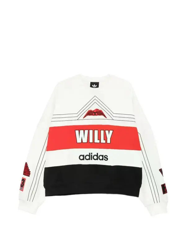 Adidas X Willy Chavarria Ny Graphic-print Sweatshirt - White