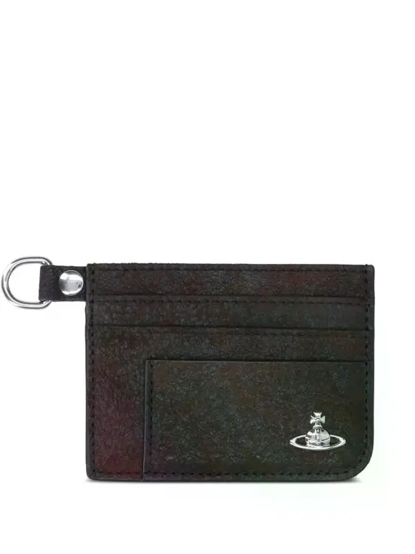 VIVIENNE WESTWOOD Orb Chain Cardholder - Brown