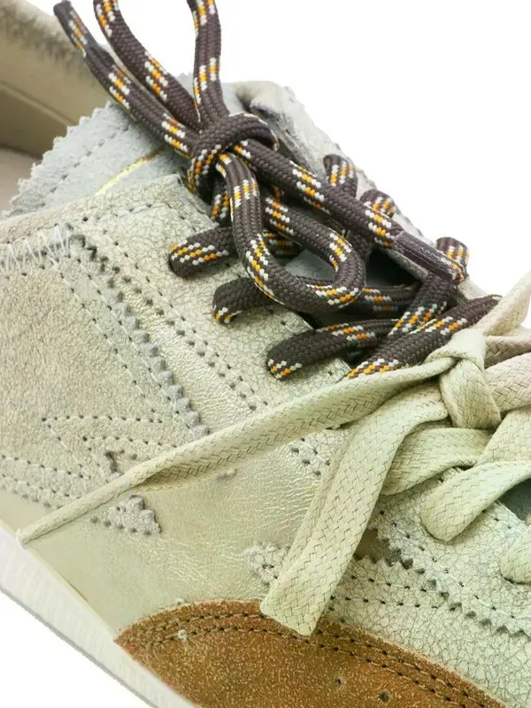 MOA CONCEPT Ikigai" Cracked Effect Suede Panel Sneakers
