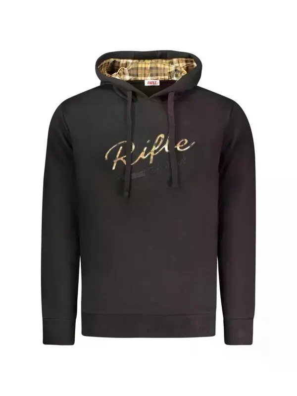 RIFLE Logo-print Drawstring Hoodie