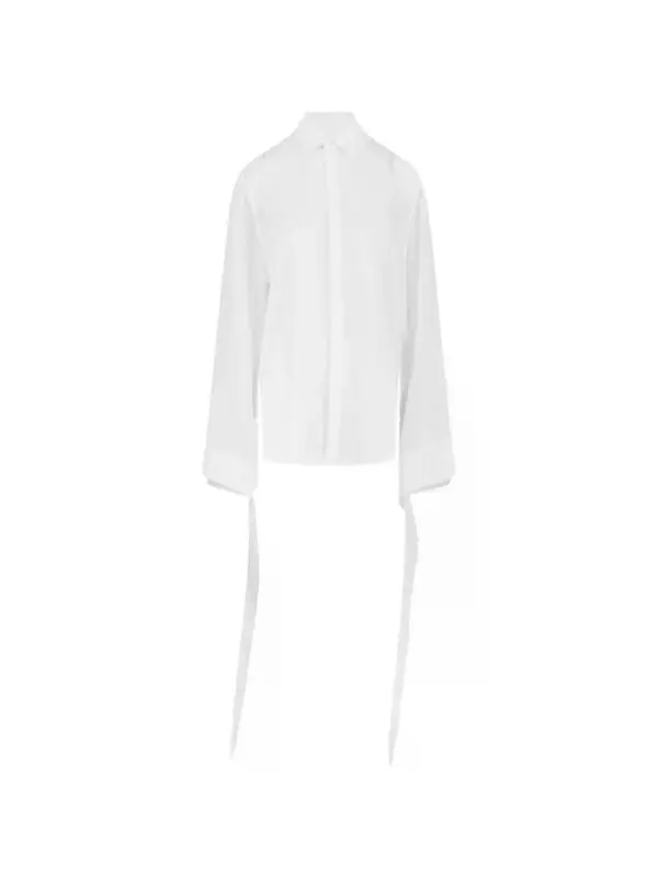 THE FRANKIE SHOP Verlin Tie-cuff Shirt - White