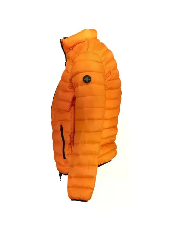 U.s. Polo Assn. Quilted Puffer Jacket - Orange