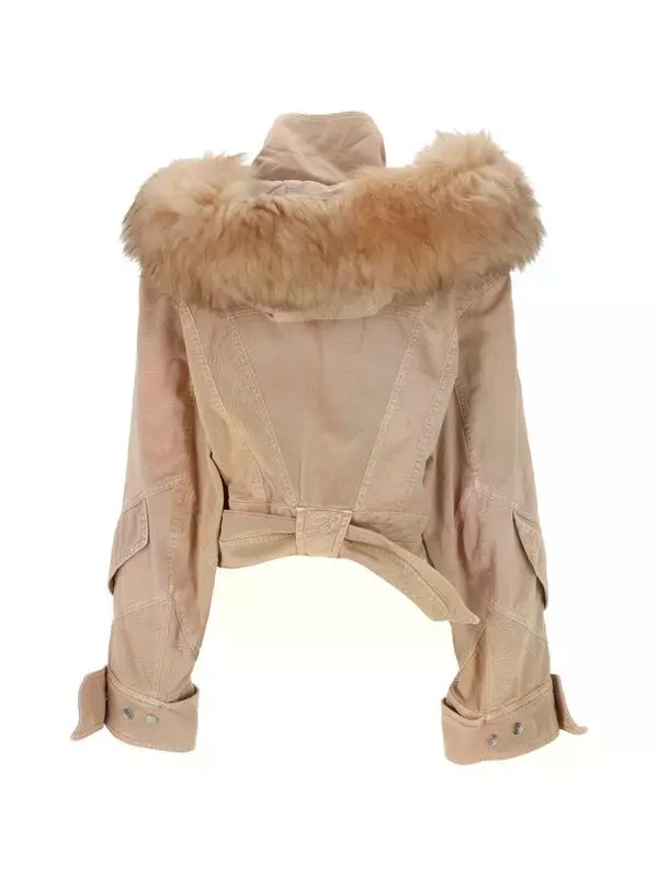 Blumarine Cropped Jacket - Neutrals