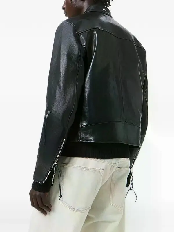 Our Legacy Yurei Buffed Leather Jacket - Black
