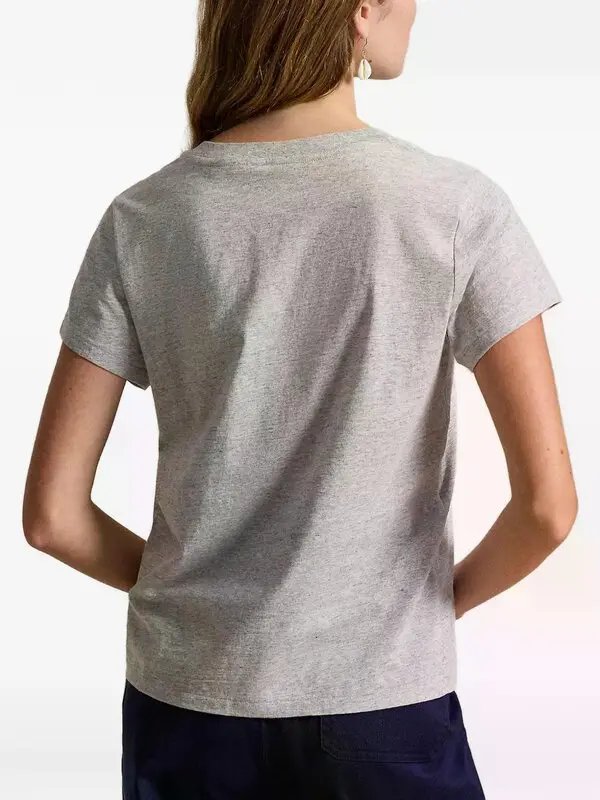 Polo Ralph Lauren Logo-embroidered V-neck T-shirt