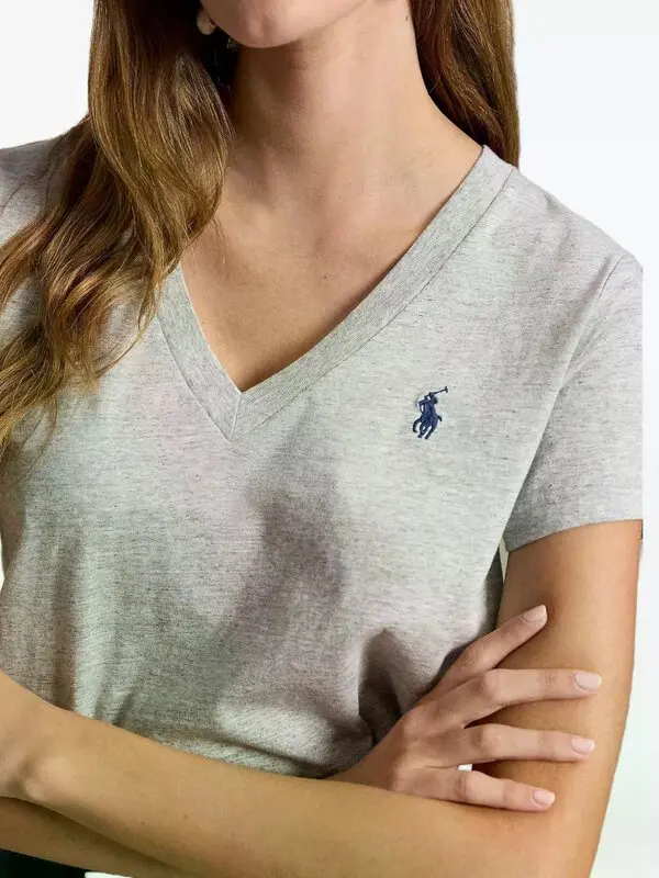 Polo Ralph Lauren Logo-embroidered V-neck T-shirt