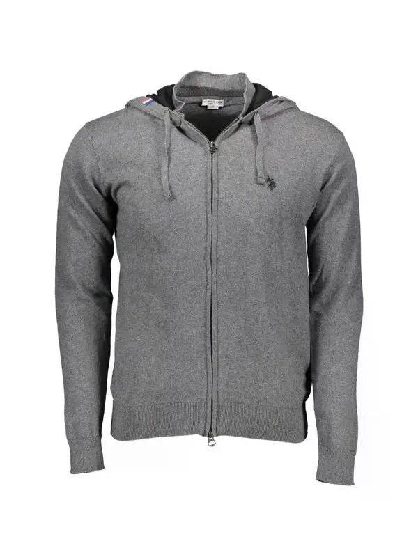 U.s. Polo Assn. Cotton Zip-up Hoodie - Grey