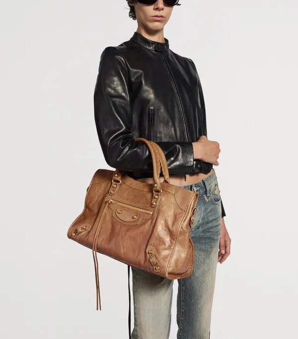 Balenciaga Le City Top-handle Bag - Brown
