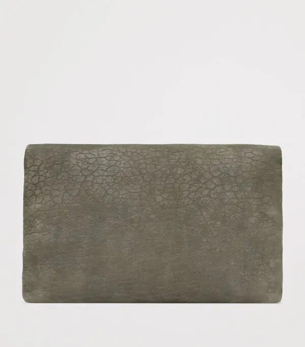 Saint Laurent Large Cassandre Envelope Pouch - Grey