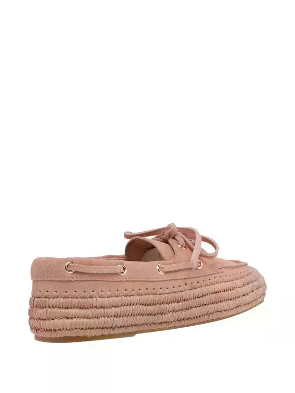 PALOMA BARCELO Penelope Raffia-upper Mules - Pink