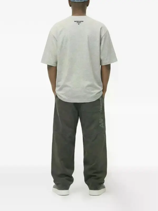 AAPE BY *A BATHING APE Moonface-patch T-shirt