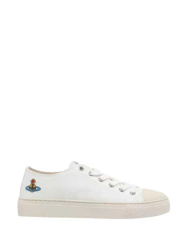 VIVIENNE WESTWOOD Plimsoll Low-top Sneakers - White