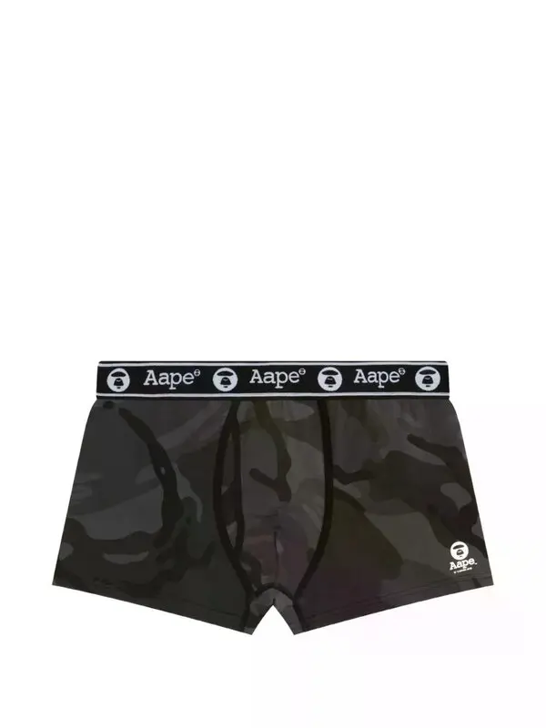 AAPE BY *A BATHING APE Camo Logo-waistband Boxers - Black