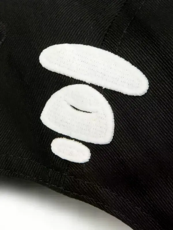 AAPE BY *A BATHING APE Patch-detail Baseball Cap - Black