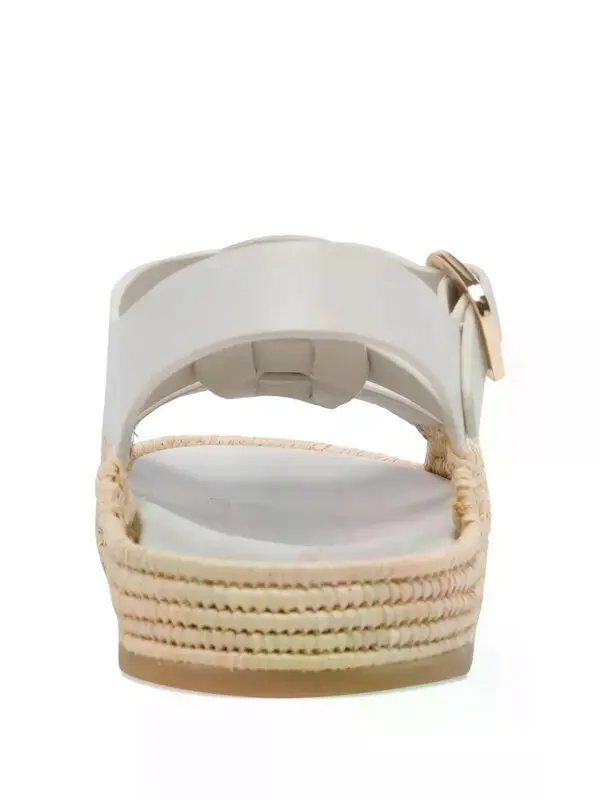 PALOMA BARCELO Yuka Calidis Buckle-fastening Sandals - White