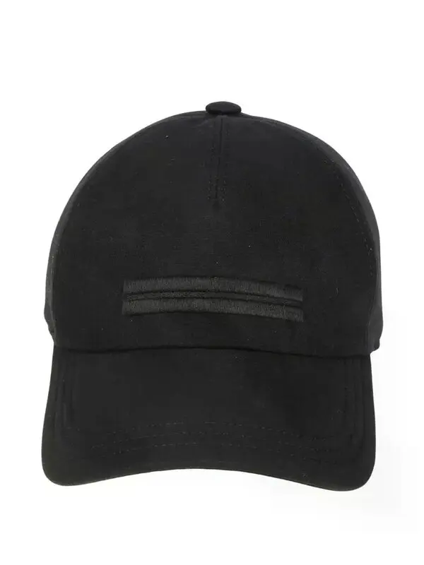 Zegna Embroidered Baseball Cap - Black