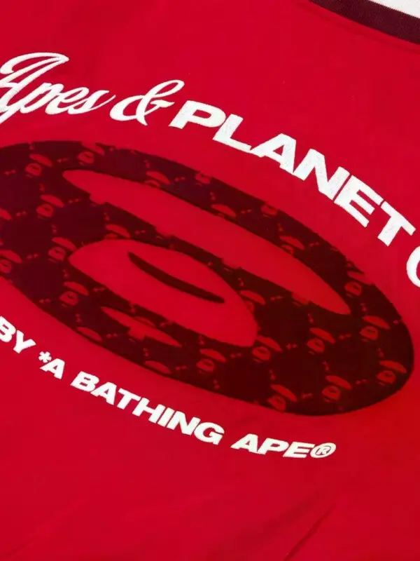 AAPE BY *A BATHING APE Embroidered Logo-patch Varsity Jacket