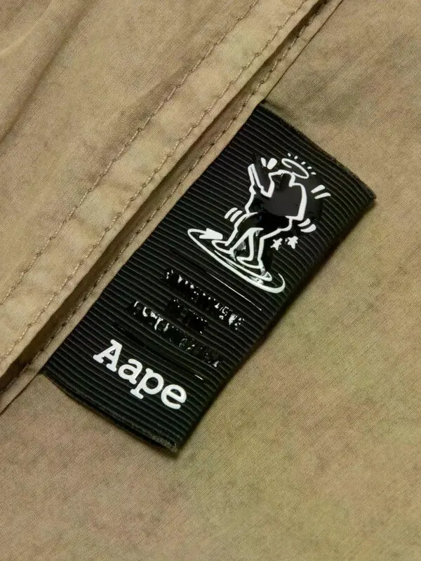AAPE BY *A BATHING APE Moonface Patch Cargo Pants - Neutrals