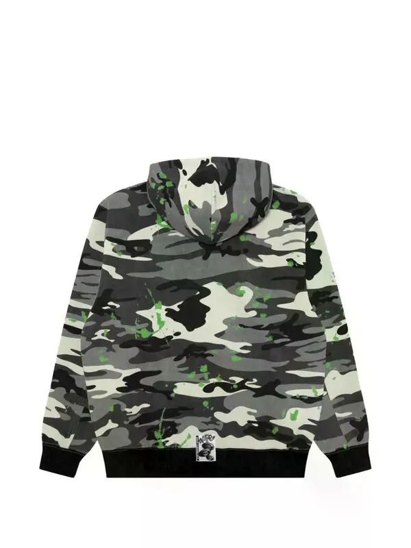 AAPE BY *A BATHING APE Moonface Camo-print Hoodie