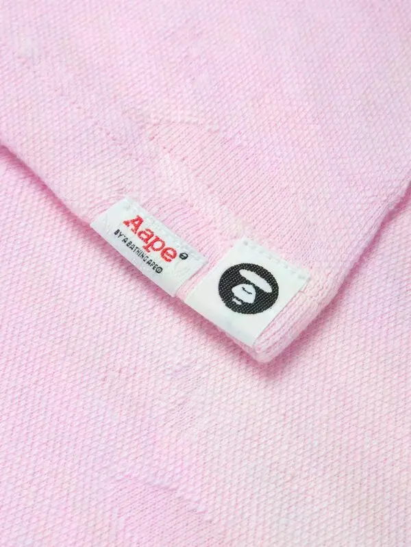 AAPE BY *A BATHING APE Moonface Embroidered Jacquard T-shirt