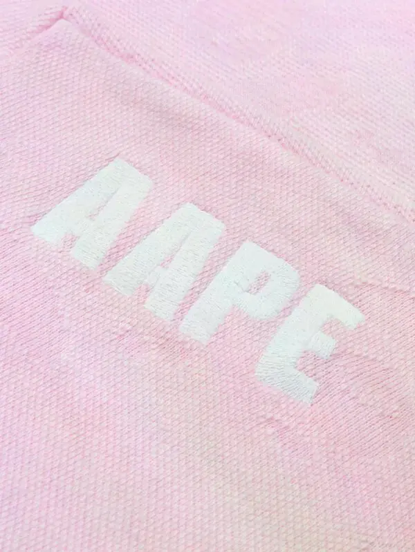 AAPE BY *A BATHING APE Moonface Embroidered Jacquard T-shirt
