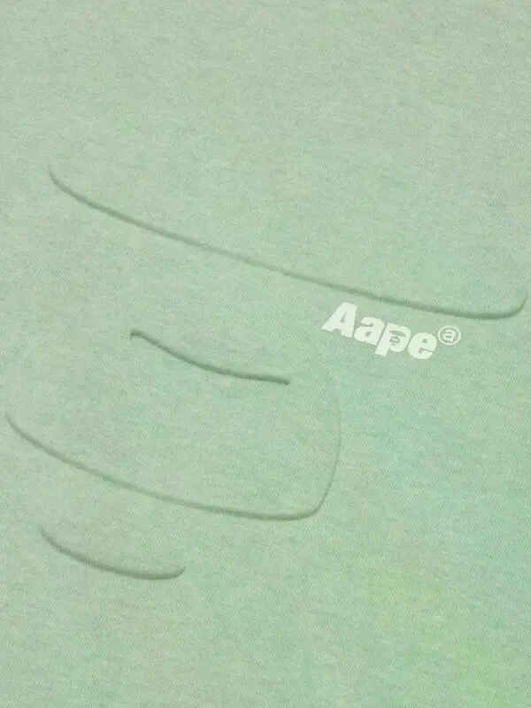 AAPE BY *A BATHING APE Moonface Embossed T-shirt