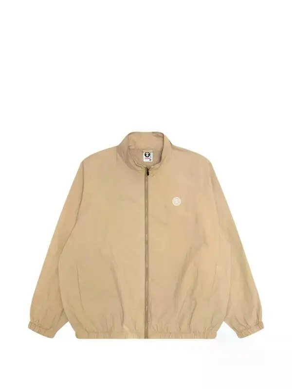 AAPE BY *A BATHING APE Moonface Logo Windbreaker Jacket - Neutrals