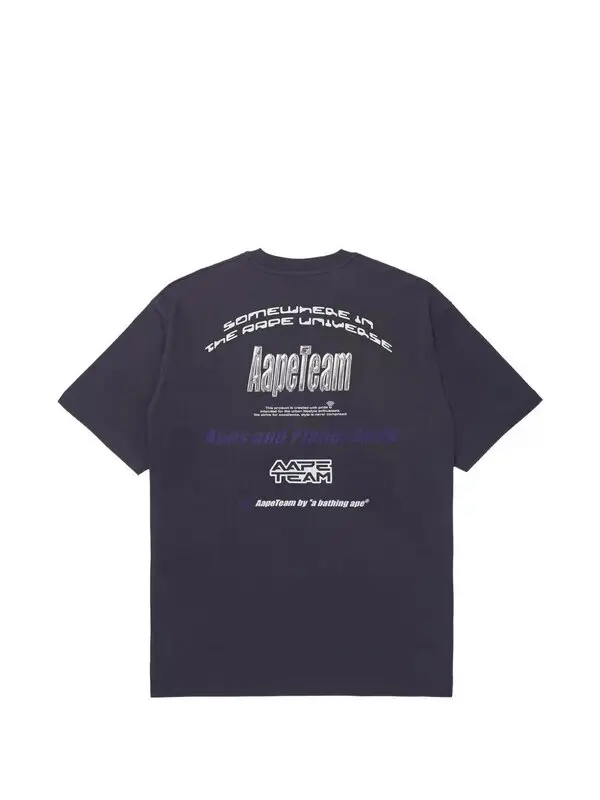 AAPE BY *A BATHING APE Moonface Graphic-print T-shirt