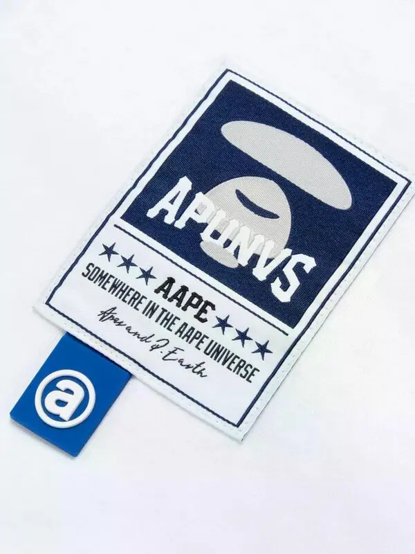 AAPE BY *A BATHING APE Moonface Patch Panelled T-shirt