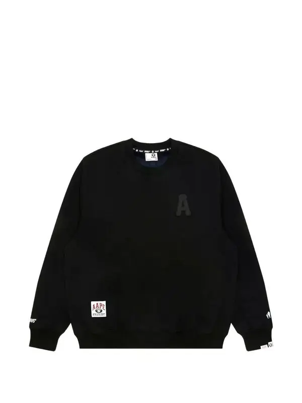 AAPE BY *A BATHING APE Crew-neck Sweater - Black