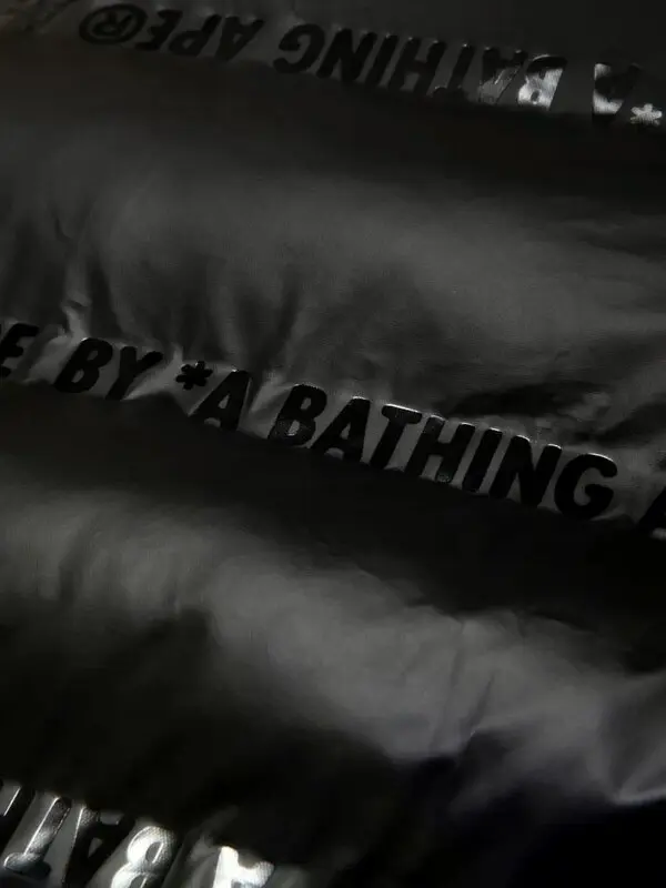 AAPE BY *A BATHING APE Moonface Logo Puffer Jacket