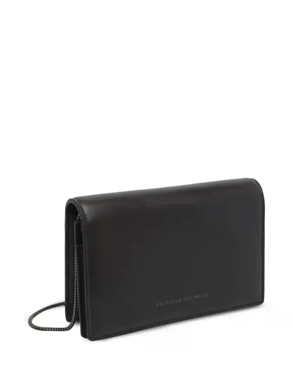 Brunello Cucinelli Leather Chain Wallet