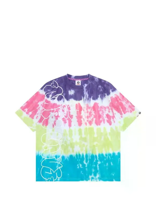 AAPE BY *A BATHING APE Moonface Tie-dye T-shirt - Multicolour