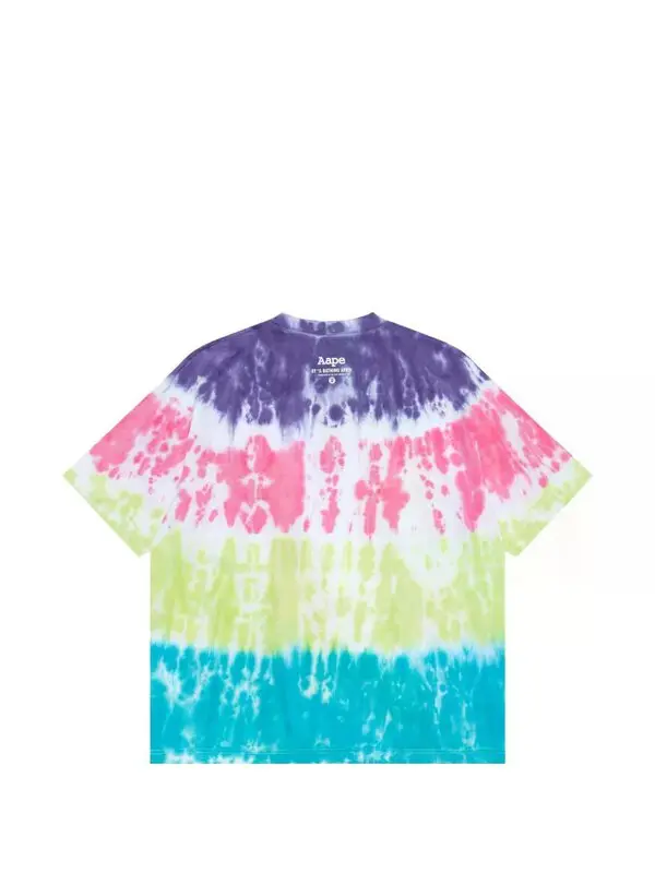 AAPE BY *A BATHING APE Moonface Tie-dye T-shirt - Multicolour