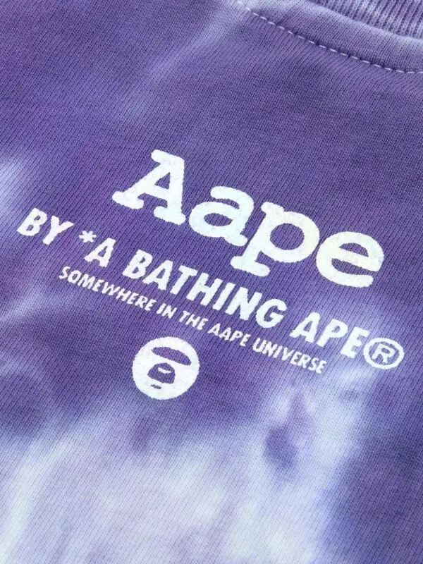 AAPE BY *A BATHING APE Moonface Tie-dye T-shirt - Multicolour