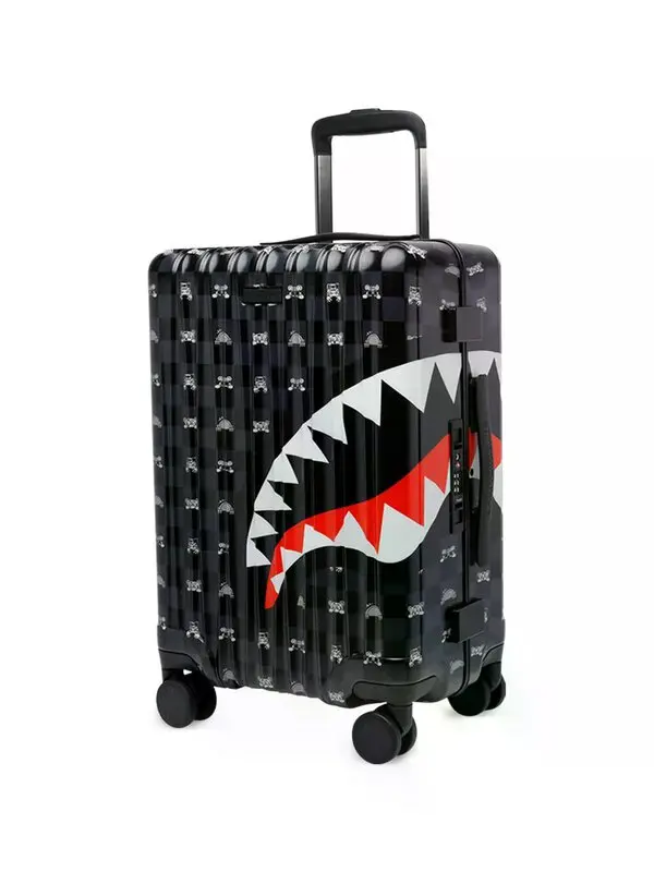SPRAYGROUND Checkered Suitcase - Grey