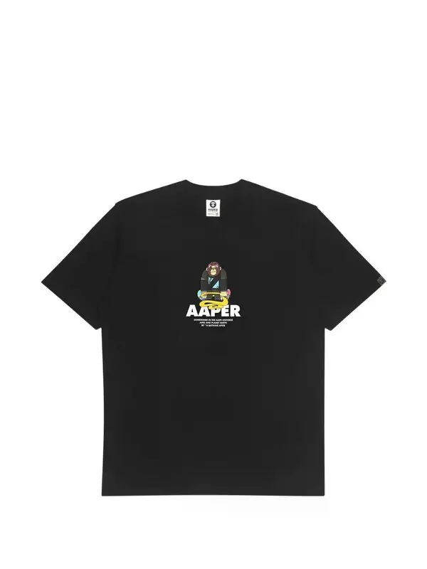 AAPE BY *A BATHING APE X Erik Inkala Aaper Aldo Graphic-print T-shirt